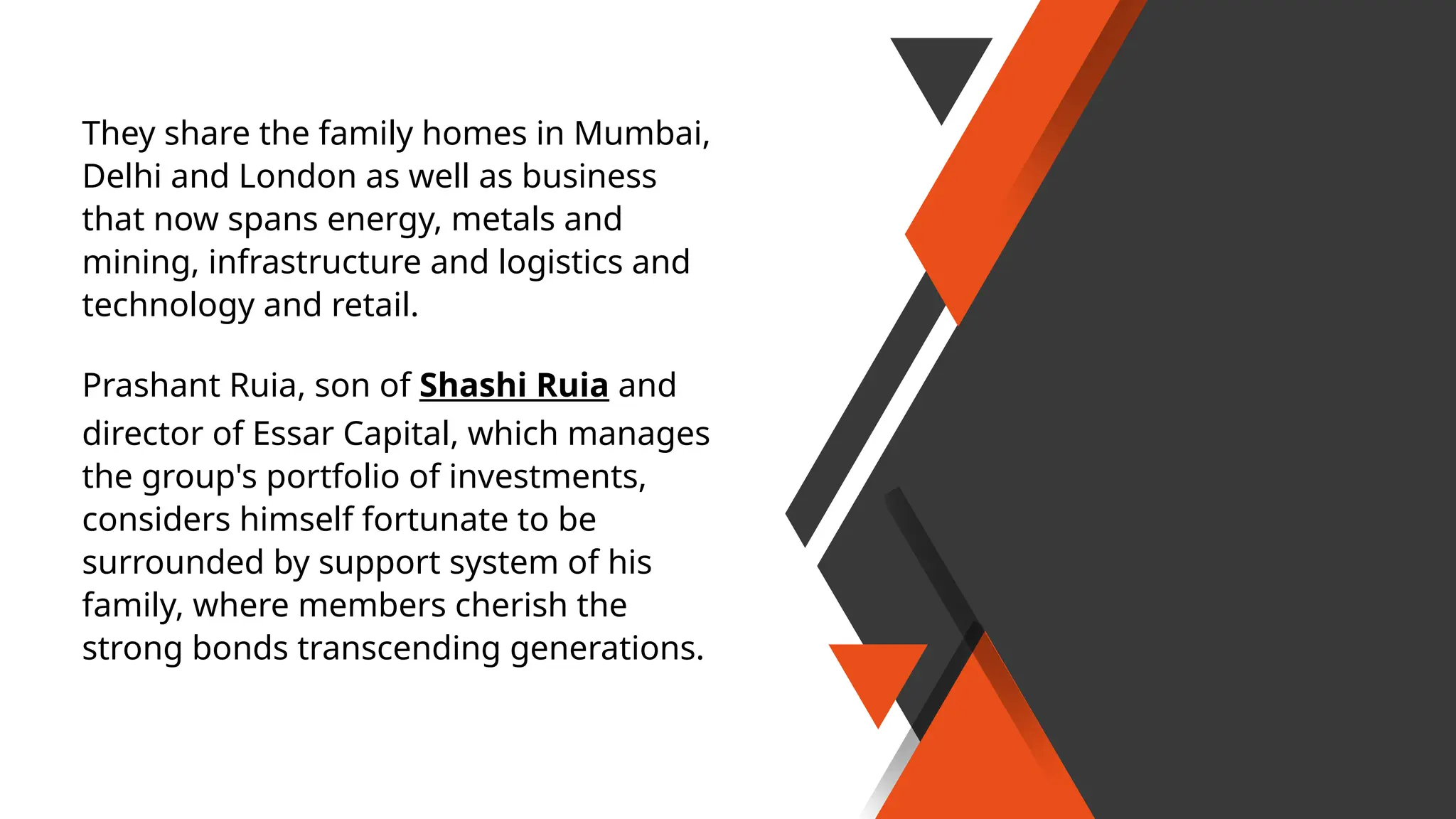 'Marwari' school of business keeps 3 generations of Ruia family under ...