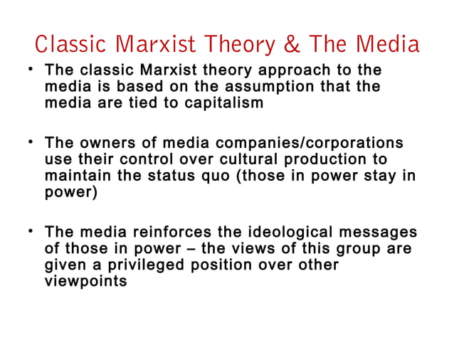 Marx and Gramsci | PPT