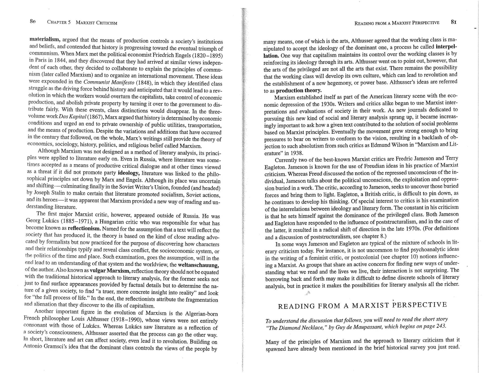 Marx dobie, ann theory into practice - marxist criticism | PDF