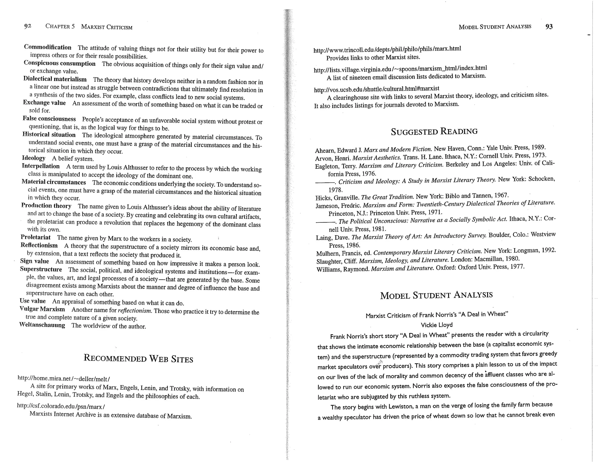 Marx dobie, ann theory into practice - marxist criticism | PDF
