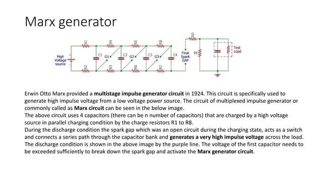 MARX Generator.pptx | Consumer Electronics | Technology & Computing