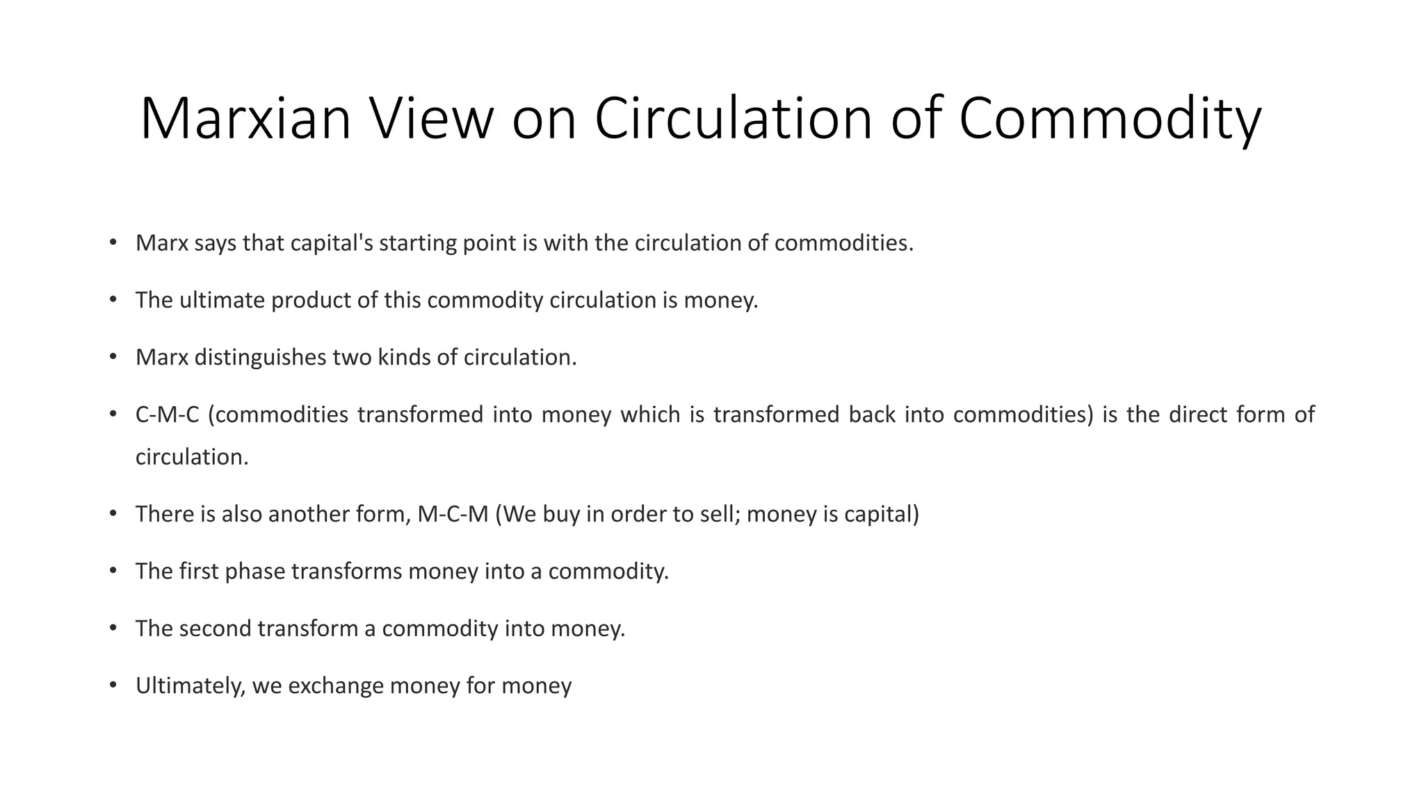 Marxian Model of CMC and MCM.pptx