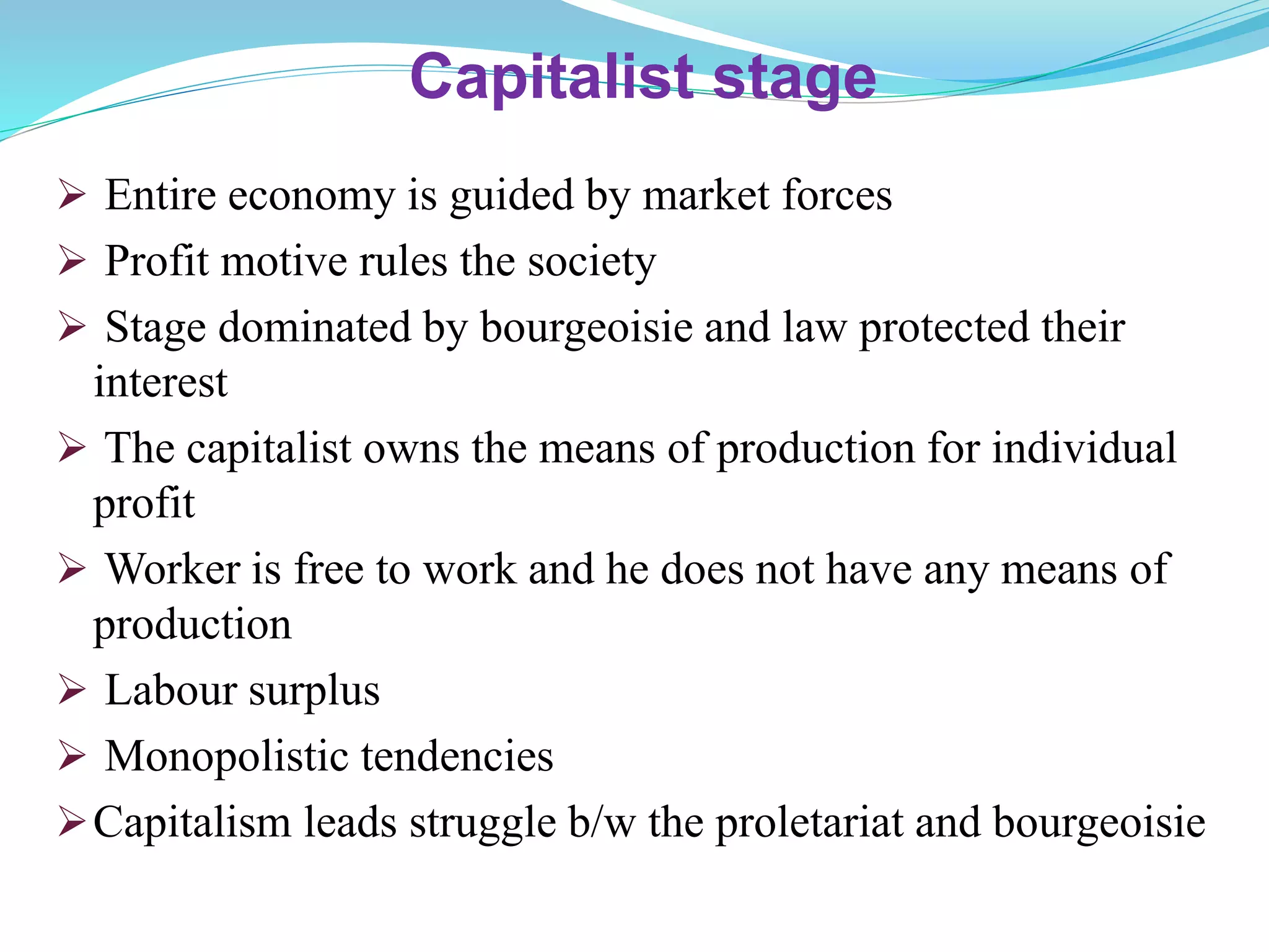 Marxian theory of economic development | PPTX