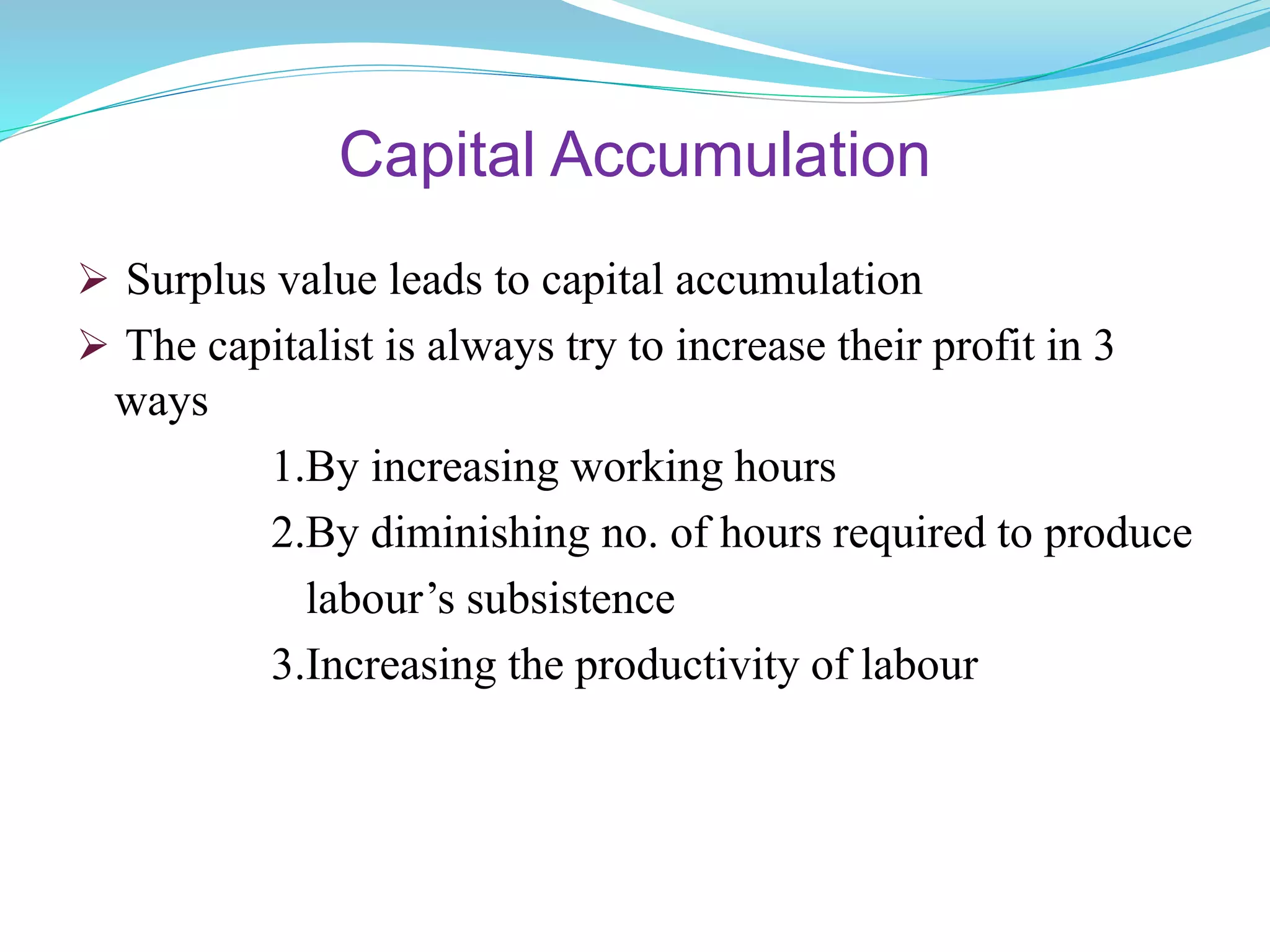 Marxian theory of economic development | PPTX