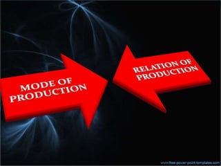 Marxian theory of economic development | PPTX