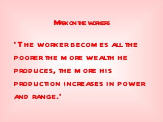 Marx intro | PPT