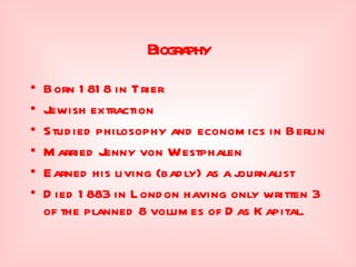 Marx intro | PPT
