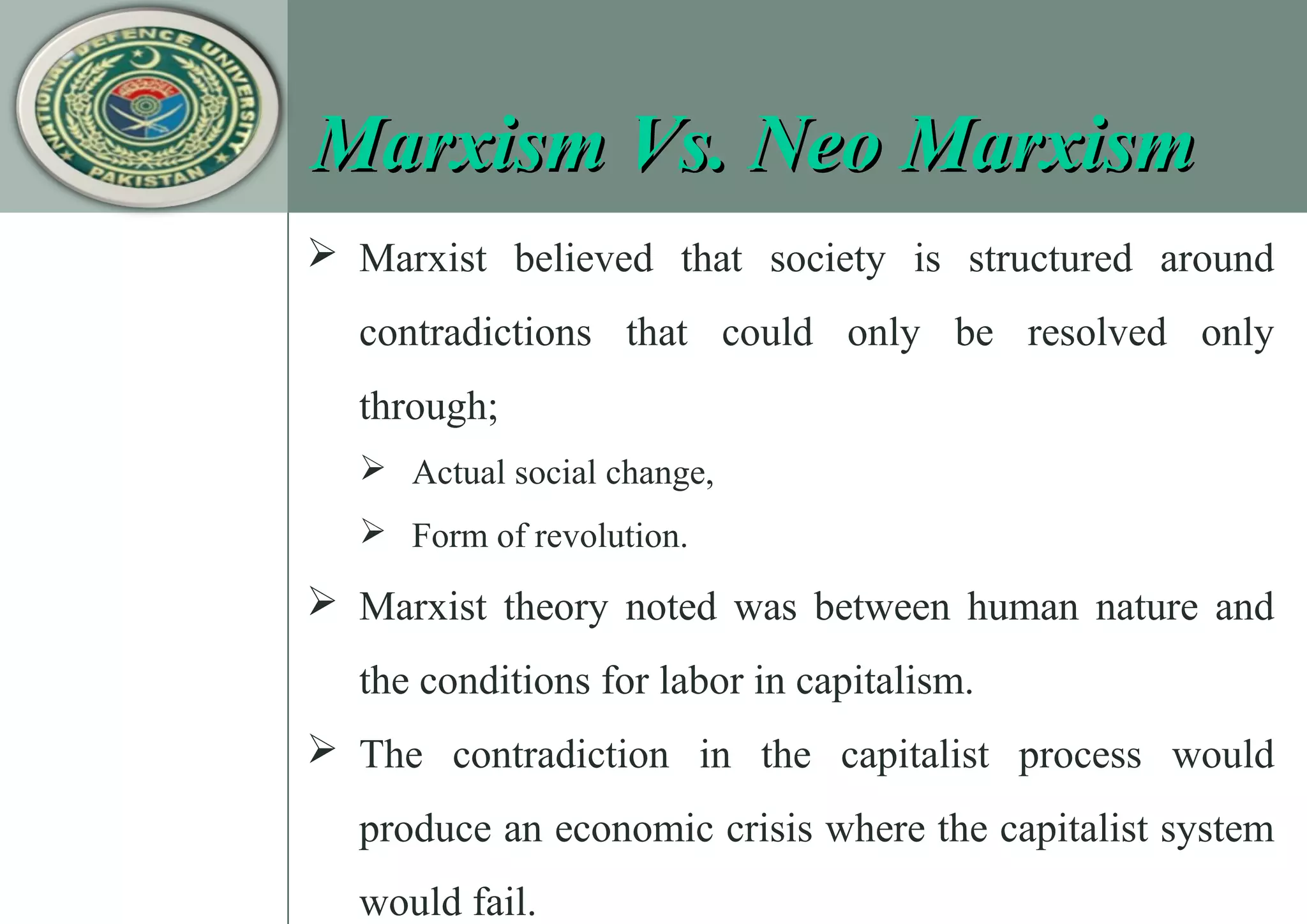 Marxism by Rameez Ahmed | PPT