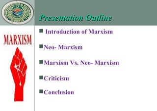 Marxism by Rameez Ahmed | PPT