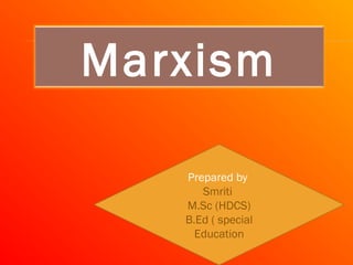 Marxism | PPT