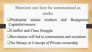 Marxism | PPTX