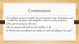 Marxism | PPTX