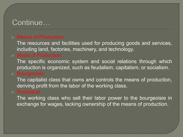 Presentation on Marxism School of thought | PPTX | Economy | Business and Finance