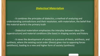 Grade 11 reporting... Marxism, negative and positive effect | PPTX ...