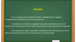 Grade 11 reporting... Marxism, negative and positive effect | PPTX