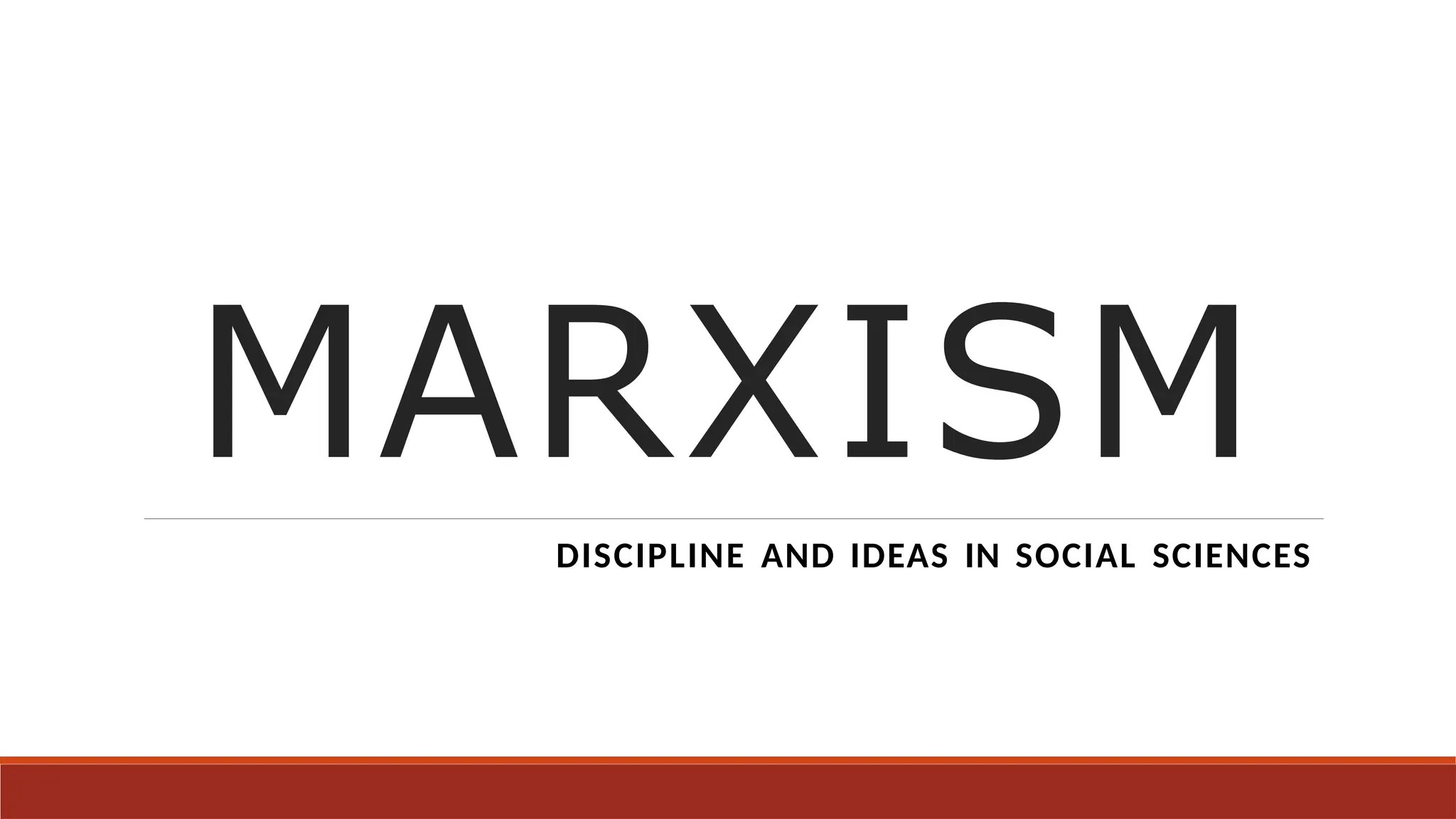 MARXISM_1.pdf.pptx POWERPOINT PRESENTATION | PPTX