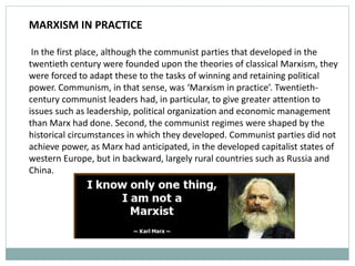 Marxism and its ideology | PPTX