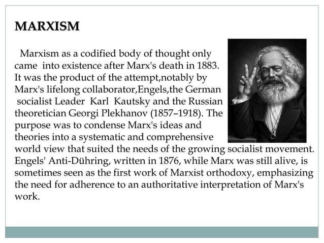 Marxism and its ideology | PPTX