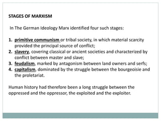 Marxism and its ideology | PPTX