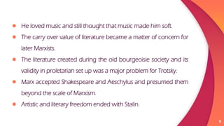 Marxism and literature | PPTX