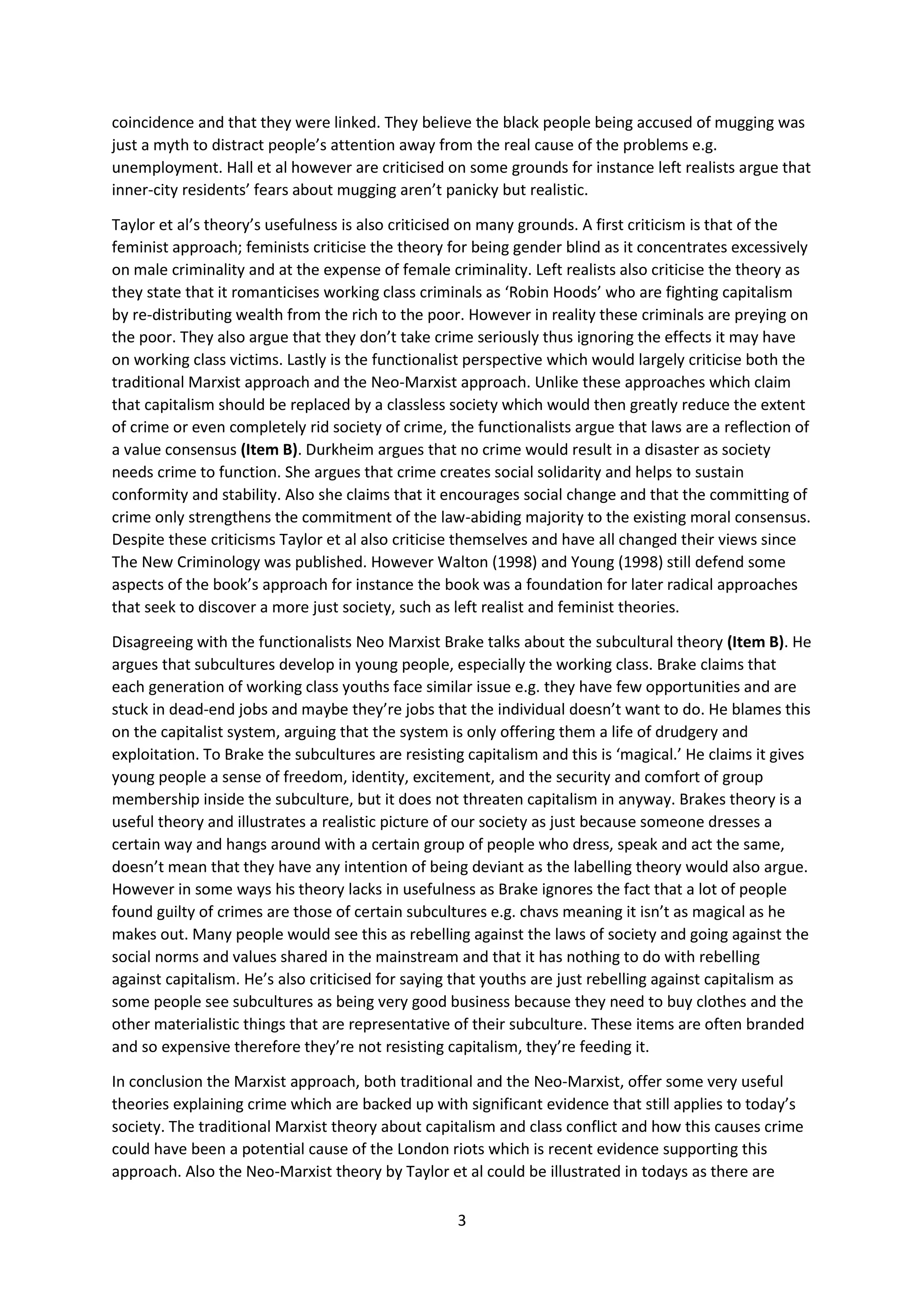 Marxism: A* Essay Exemplar 2 | DOCX