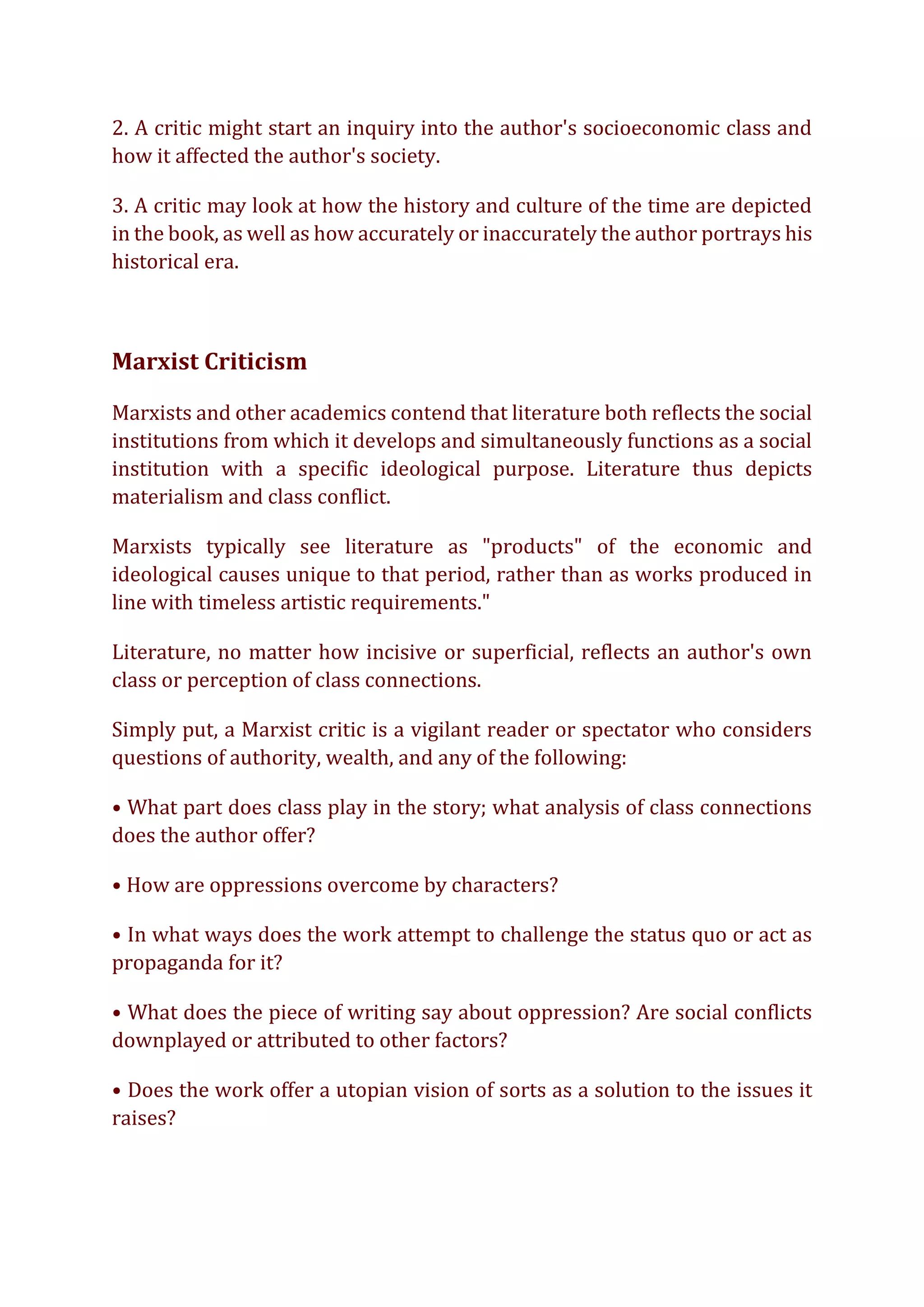 Marxism by Karl Marx | PDF