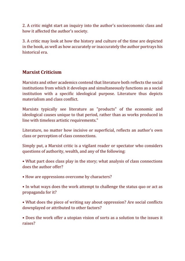 Marxism by Karl Marx | PDF