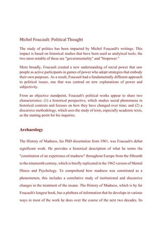 Marxism by Michel Foucault | PDF