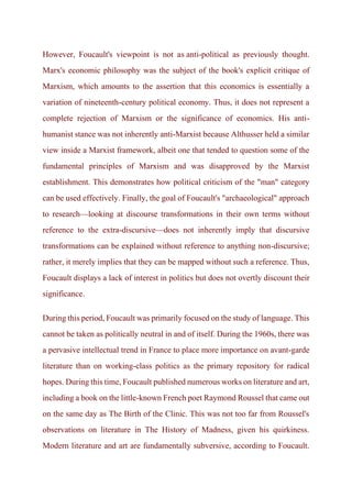 Marxism by Michel Foucault | PDF