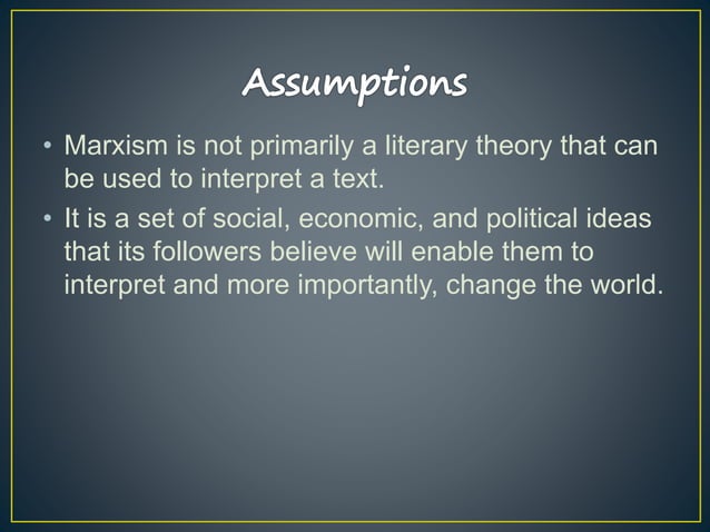 Marxism presentation | PPTX