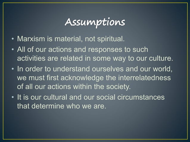 Marxism presentation | PPTX