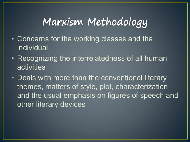 Marxism presentation | PPTX