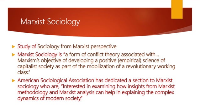 Marxism and its application | PPTX | Science
