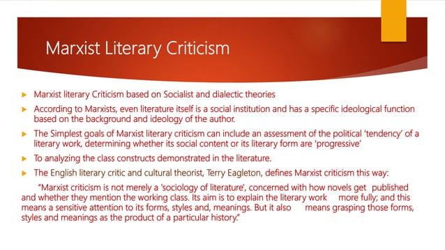 Marxism and its application | PPTX | Science