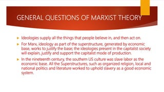 Marxism and its application | PPTX