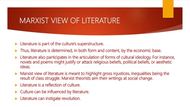 Marxism and its application | PPTX | Science