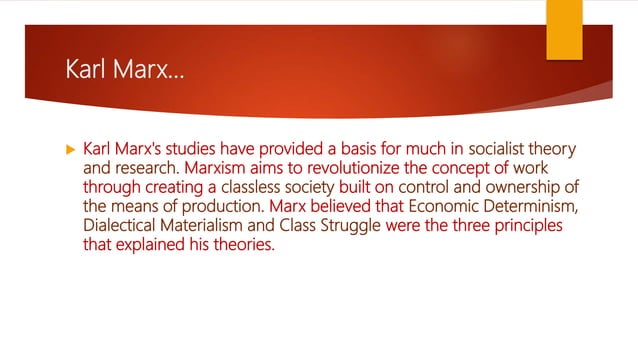 Marxism and its application | PPTX | Science