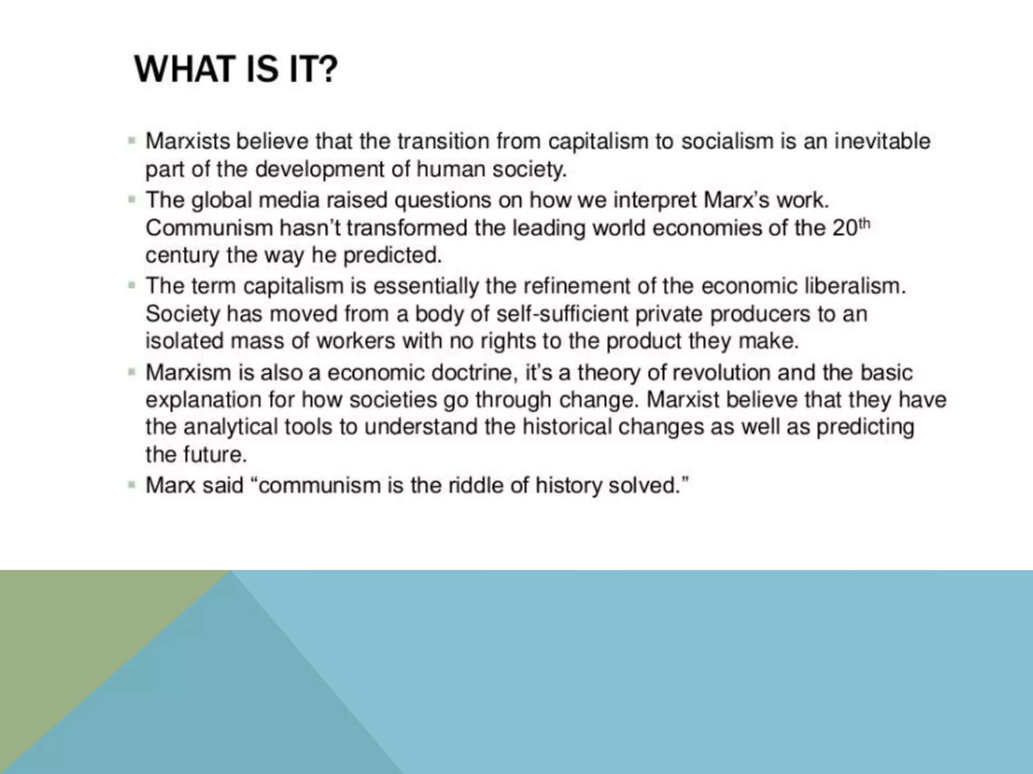 Marxism theory | PPT