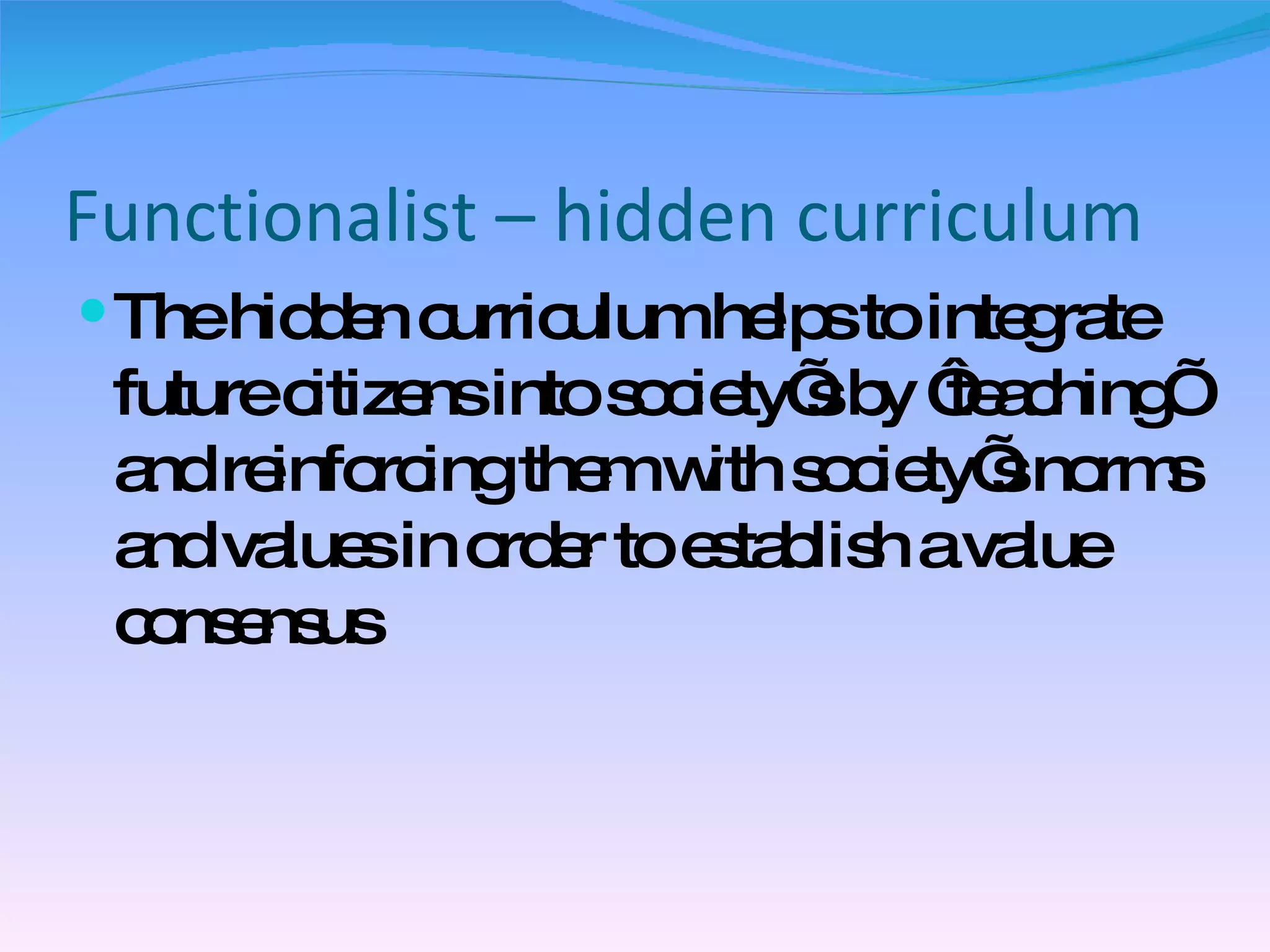 Marxist & Functionalist Differences | PPT