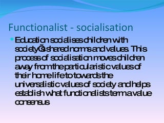 Marxist & Functionalist Differences | PPT