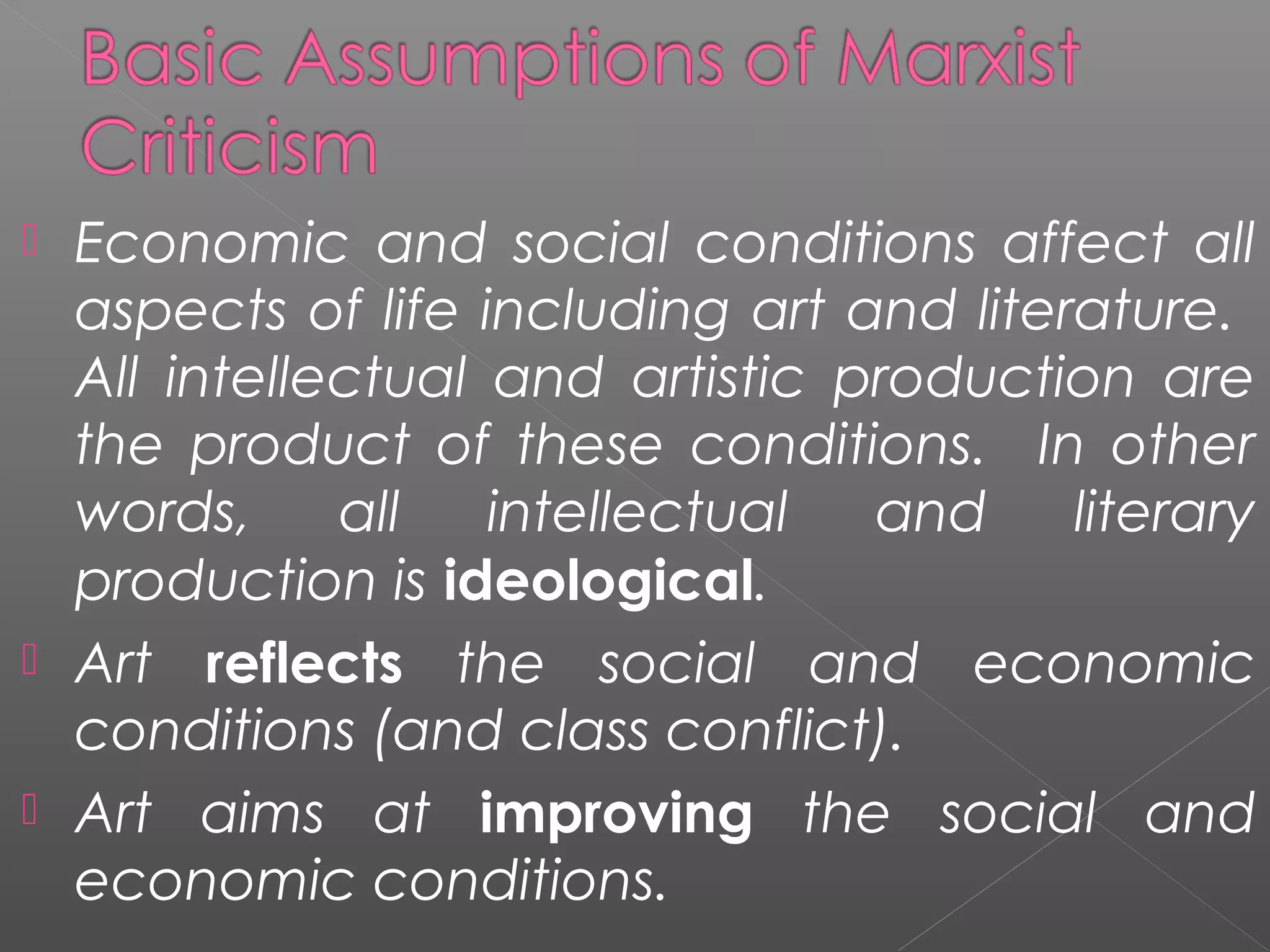 Marxist criticism | PPT