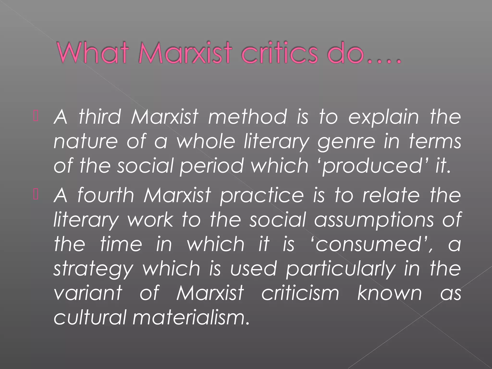 Marxist criticism | PPT