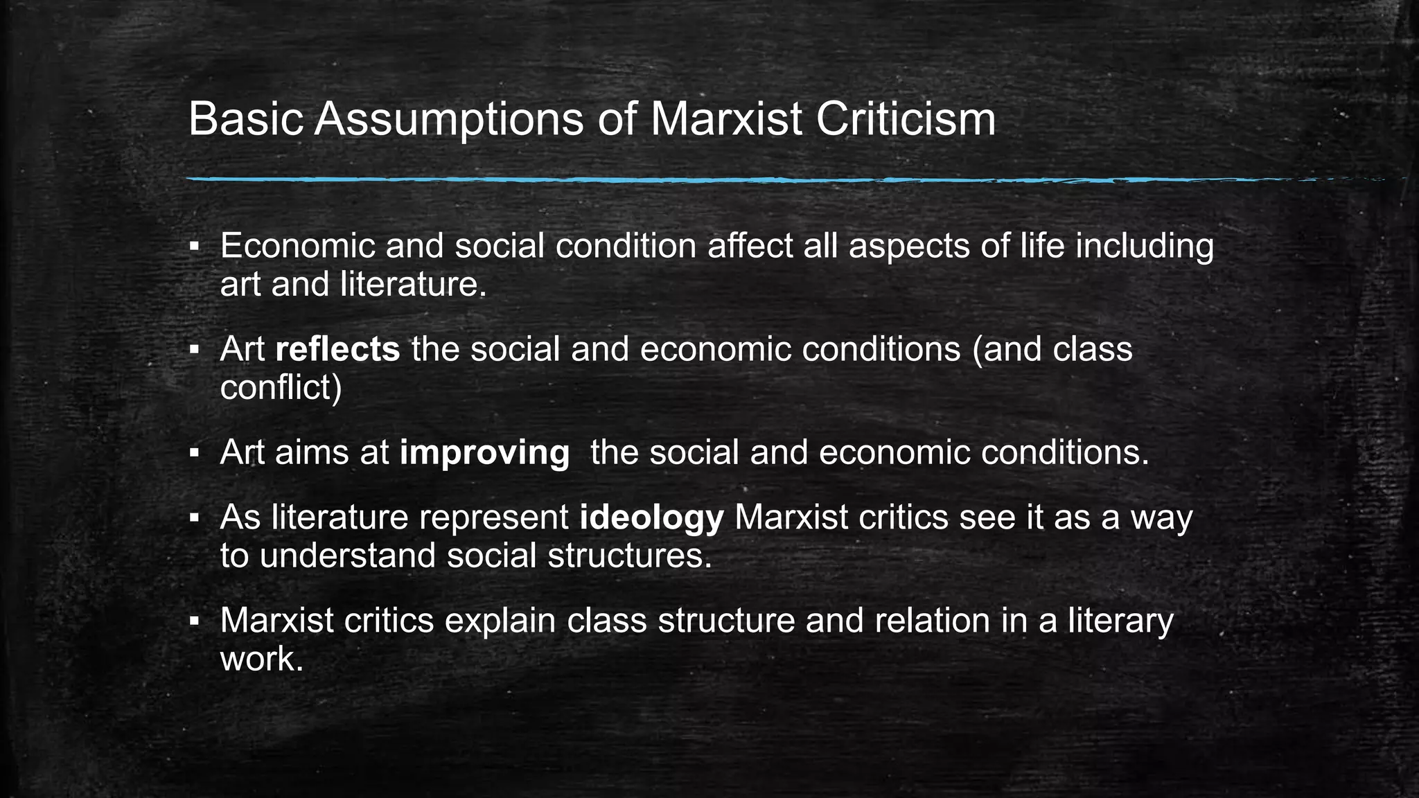 Marxist criticism | PPTX