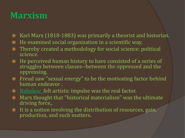 Marxist criticism by Dr Digambar M. Ghodke | PPT
