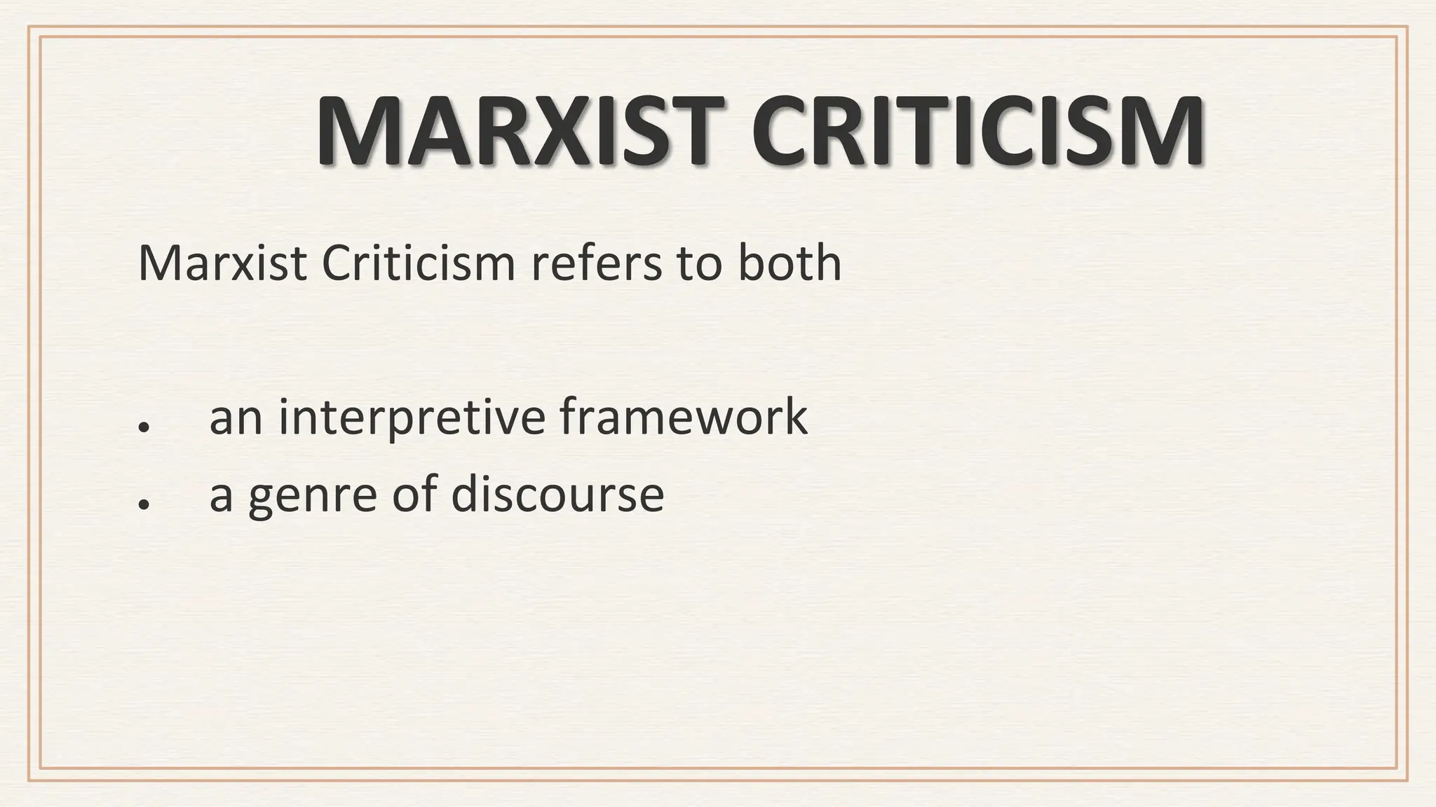 MARXIST CRITICISM - Literary Critism.pdf