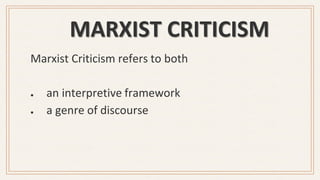 MARXIST CRITICISM - Literary Critism.pdf