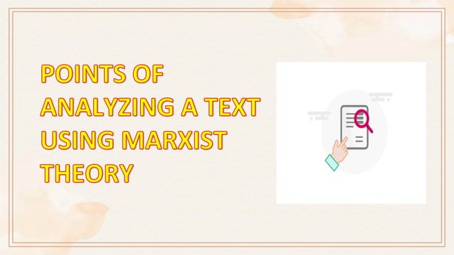 MARXIST CRITICISM - Literary Critism.pdf