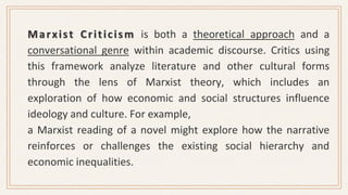 MARXIST CRITICISM - Literary Critism.pdf
