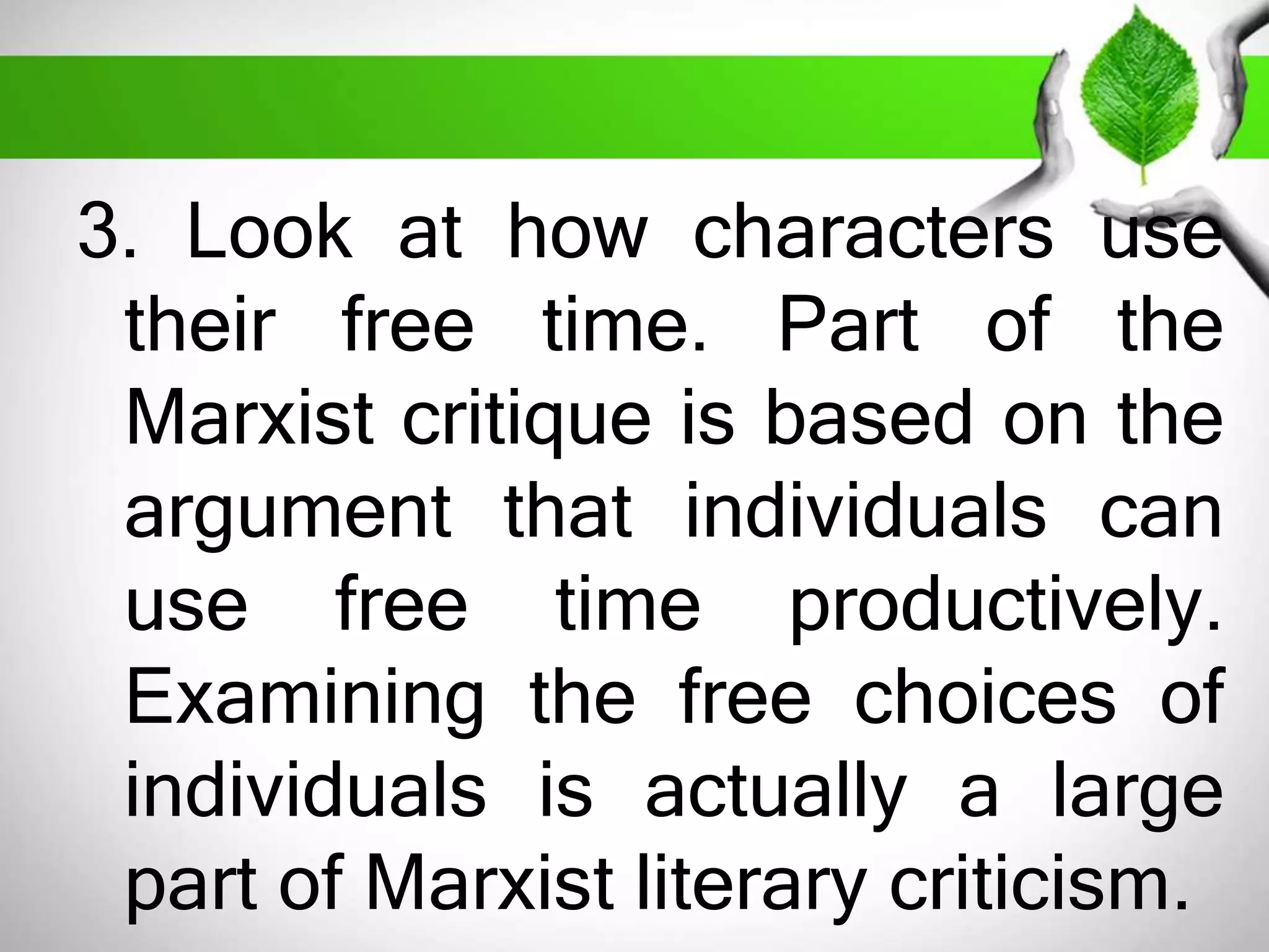 Marxist criticism presentation | PPTX