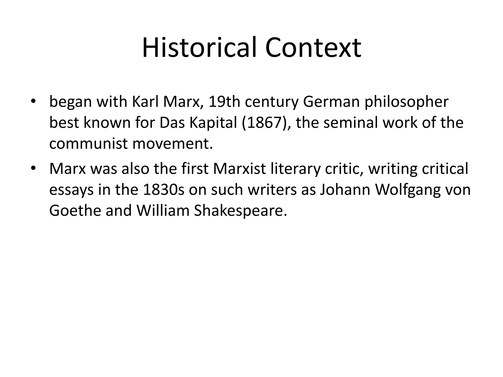 Marxist literary criticism | PPTX